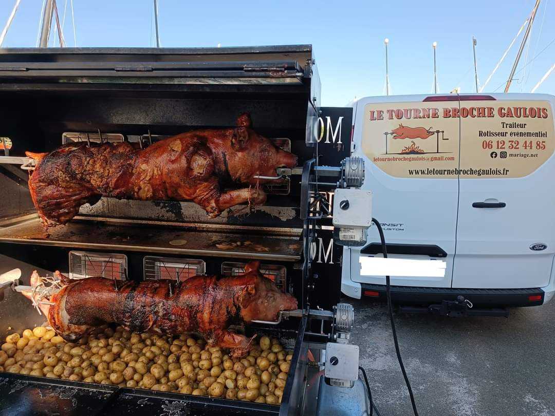 Le tourne broche gaulois | Traiteur mariage